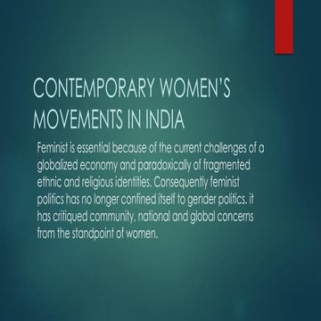 Women movements | PDF