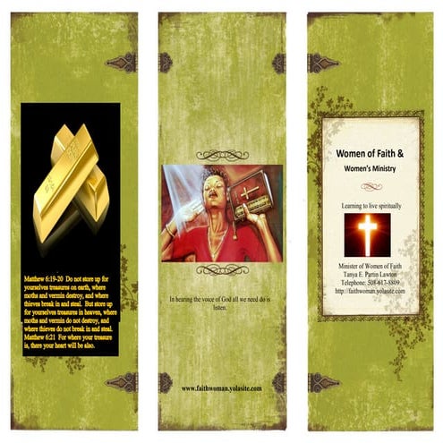 Women of faith brochure | PDF