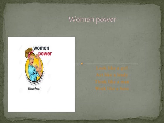 Women power ppt | PPTX