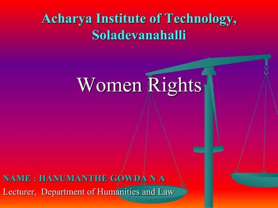 Women rights | PPT