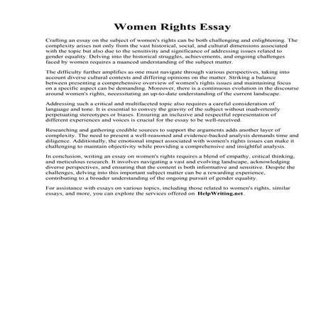 Women Rights Essay.pdf