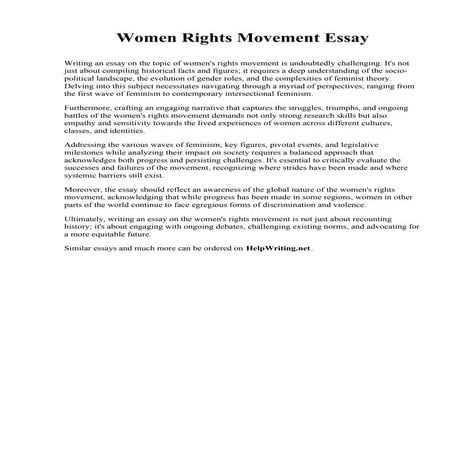 Women Rights Movement Essay.pdf