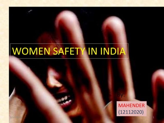 Women safety presentation | PPTX