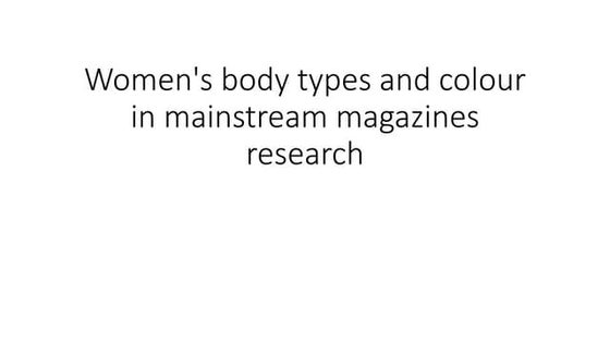 EDUQAS MEDIA STUDIES A LEVEL COMPONENT TWO SECTION B VOGUE AND THE BIG ...