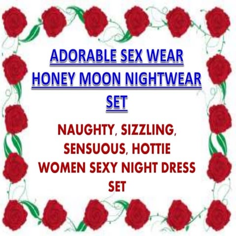 Women Sex Wear Night Dress Set Ppt