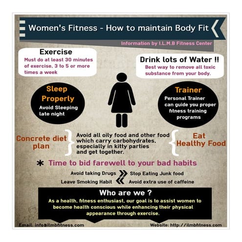 Women's fitness- How to maintain Body Fit | PDF | Women\'s Health ...