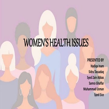 Women's health issues ppt (1).pptx