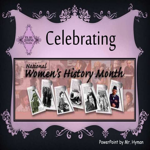 Women's history month | PPTX