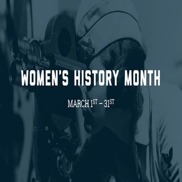 Women's History Month Presentation.presentation | PDF | Aviation ...