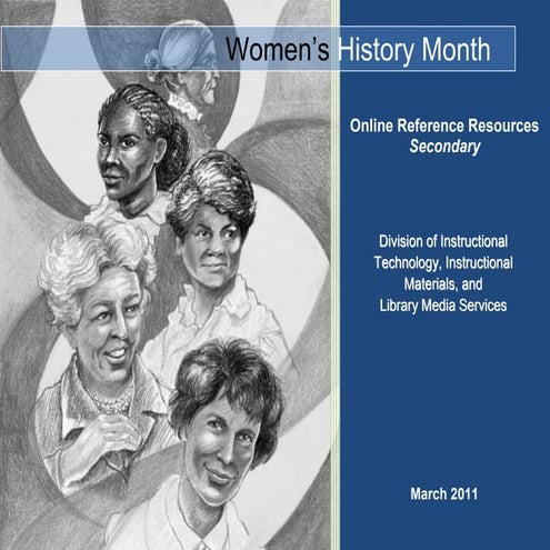 Comprehensive Presentation on Women's History Month: Celebrations, Key ...
