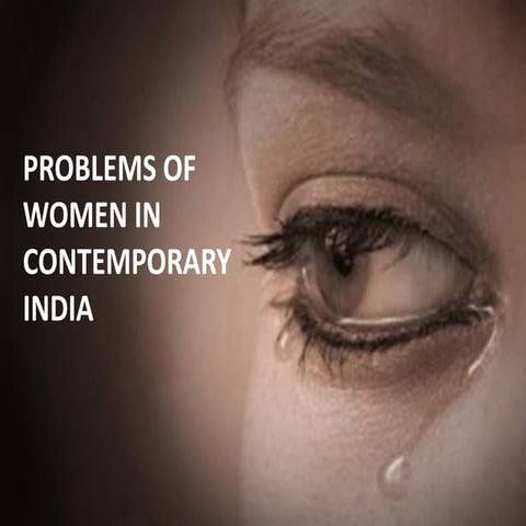Women's problems in contomparary India | PDF