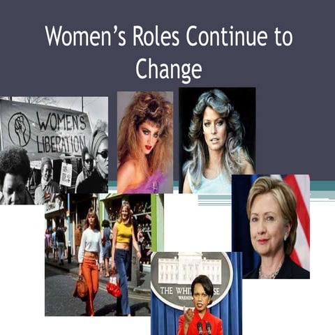 Women’s roles continue to change | PPTX