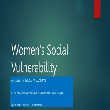 Women’s Social Vulnerability.pptx