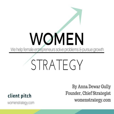 Female Entrepreneurs: Women Strategy | PDF