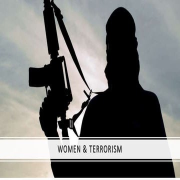 Women & Terrorism | PPTX