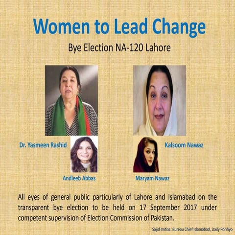 Women To Lead Change | PPTX