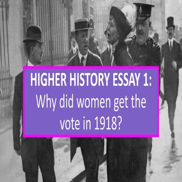 The British Suffragettes | PPT