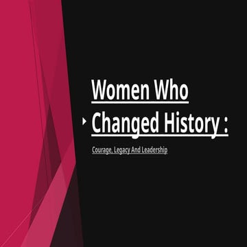 Famous women in history | PPTX