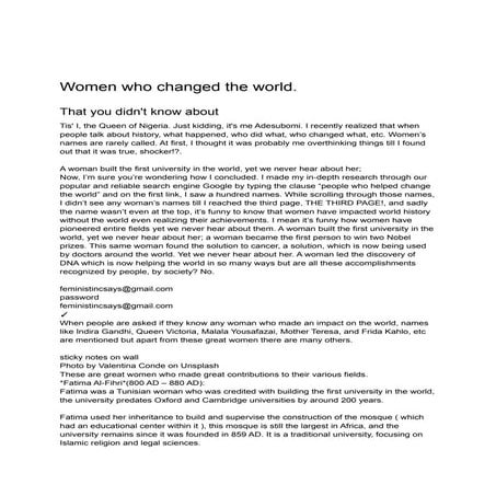 Women who changed the world .pdf
