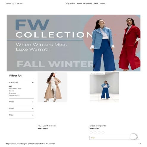 Women winter collection | PDF