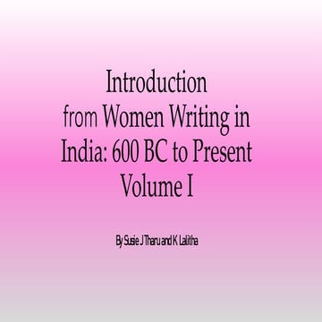 Women Writing in India Introduction: 600 BC to Present Vol 1.pdf