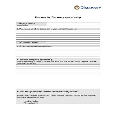 Sponsorship proposal letter | PDF