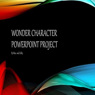 Wonder | PPTX