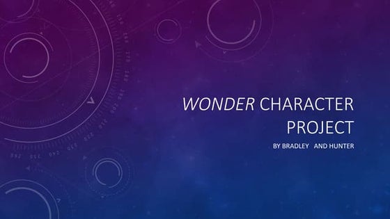 Wonder power point | PPT