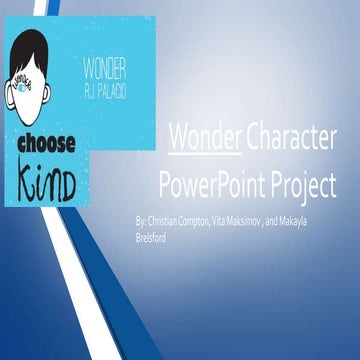 Wonder 3 | PPTX