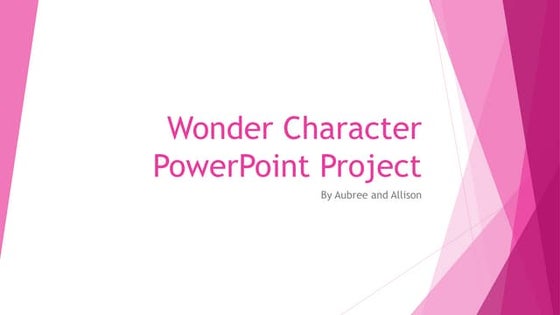 Wonder | PPT
