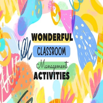 Wonderful Classroom Management Activities.pdf