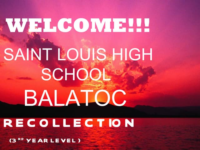 1 day recollection module | DOCX