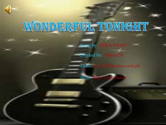 Eric Clapton - Wonderfull Tonight | PDF