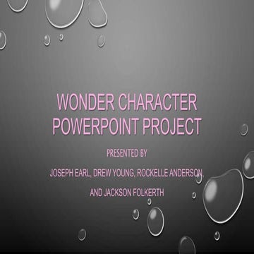 Wonder Miranda | PPTX