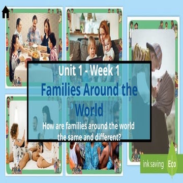 Wonders Families Around the World - 2020 | PPT