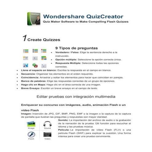 Wondershare quiz creator | PDF