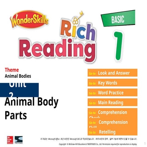 WonderSkills Rich Reading_Basic 1_Unit 2.pptx