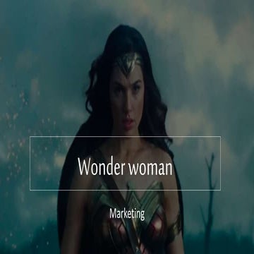 Wonder woman | PPT
