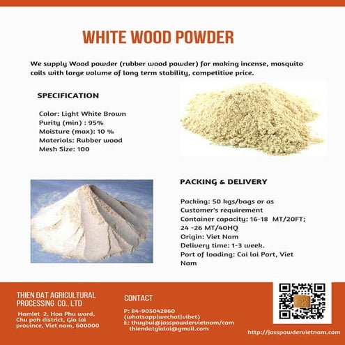 Wood powder/ White wood powder | PDF