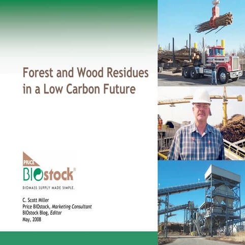 Forest and Wood Residues in a Low Carbon Future | PDF