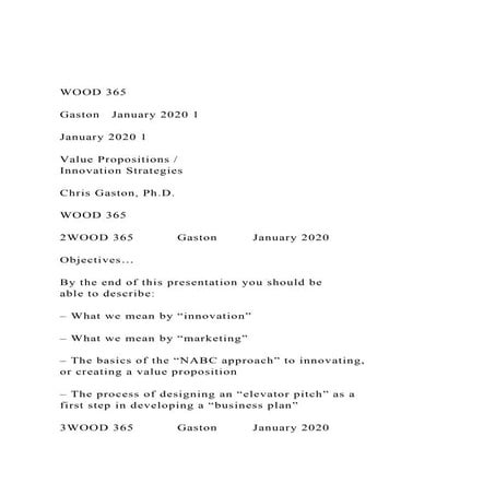 WOOD 365Gaston January 2020 1January 2020 1Value.docx