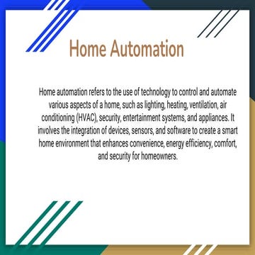 Convenience at Your Fingertips: How Smart Homes Enhance Your Life | PPTX