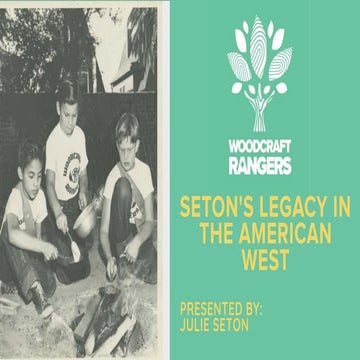 Woodcraft Rangers: A Legacy of Progressive Scouting | PPTX