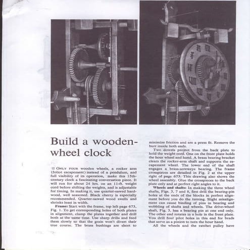 Wooden clock | PDF