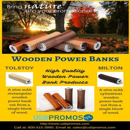 Wooden power banks | PDF