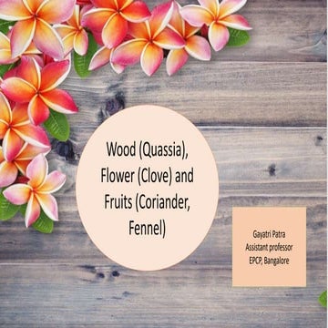 Cultivation, Collection and T.S , Powder Character Wood (Quassia ...