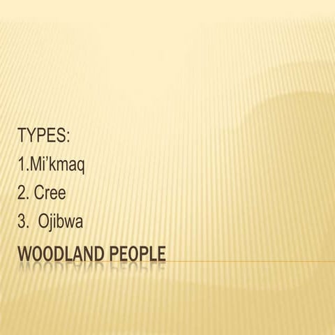 Eastern Woodlands Native Americans | PPTX