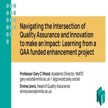 Navigating the Intersection of Quality Assurance and Innovation to Make ...