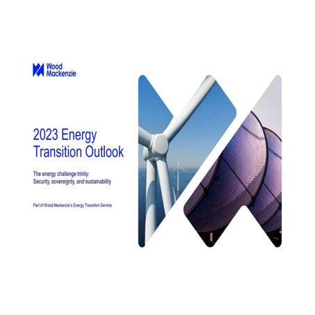 Wood Mackenzie Energy Transition Outlook 2023 Pdf