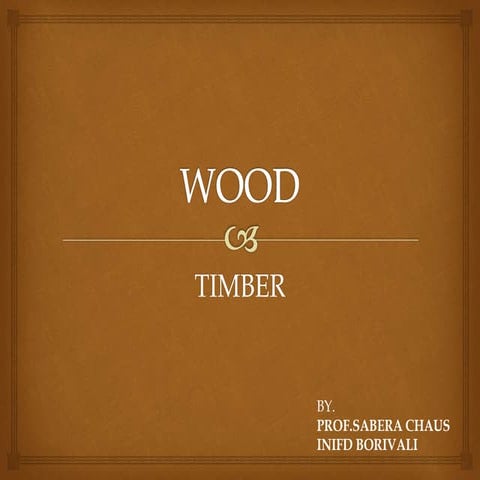 Wood defects-shakes and pitch pocket | PPTX